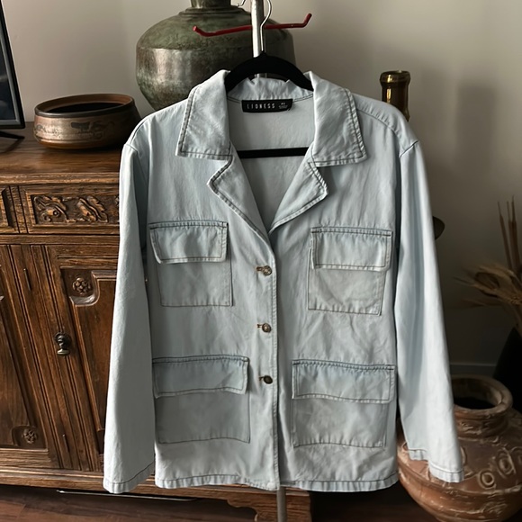 Lioness | Jackets & Coats | Lioness Australia Oversized Light Wash ...